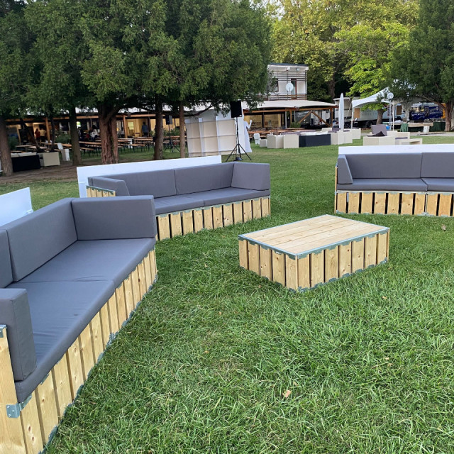 wood lounge box bérlés , raklap bútor bérlés